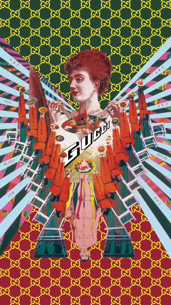 A collaboration between Gucci and the artist Tadanori Yokoo The ...