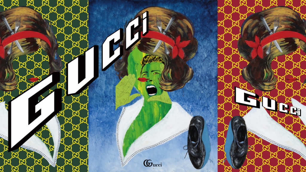 A collaboration between Gucci and the artist Tadanori Yokoo The ...