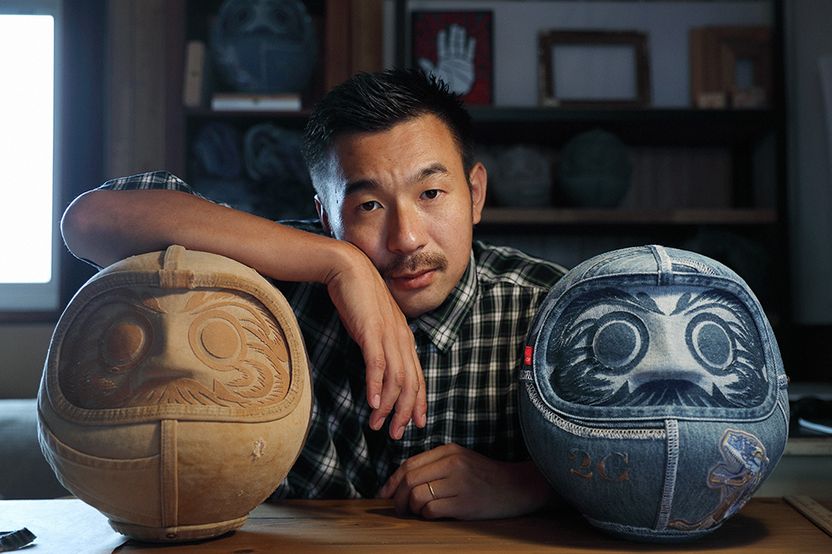Former Professional Skateboarder Aoi Shimizu Creates Daruma Dolls From 