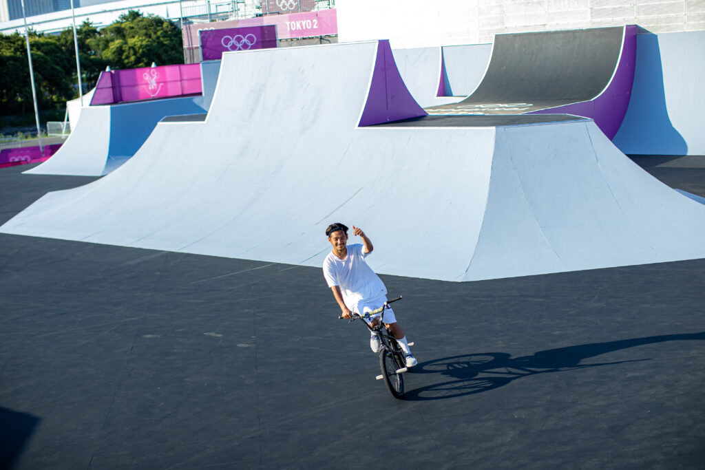 Behind the scenes with Hiroshi Uehara, the BMX rider who supported the ...